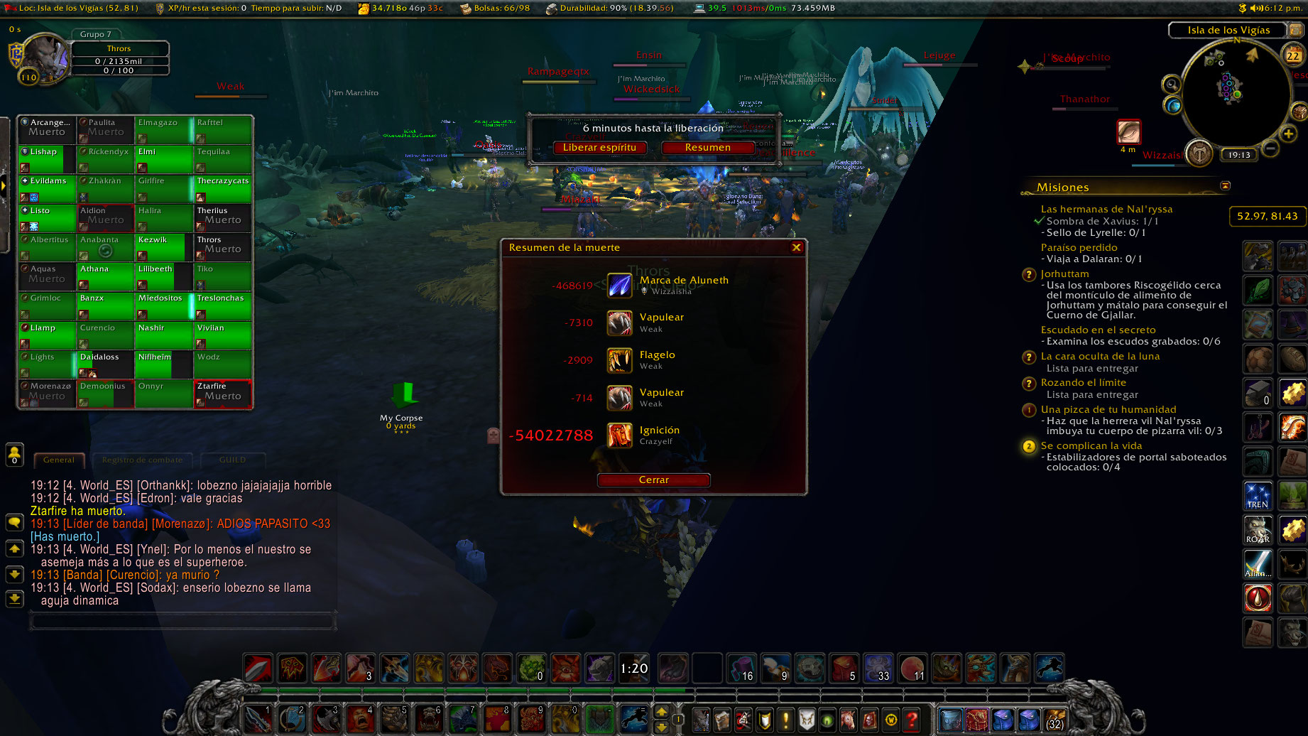 Lag imposible con Jim el marchito - Archivo - Firestorm