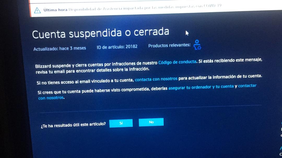 Cuenta cerrada. - Archivo - Firestorm